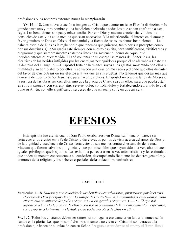 Matthew Henry - Efesios | PDF