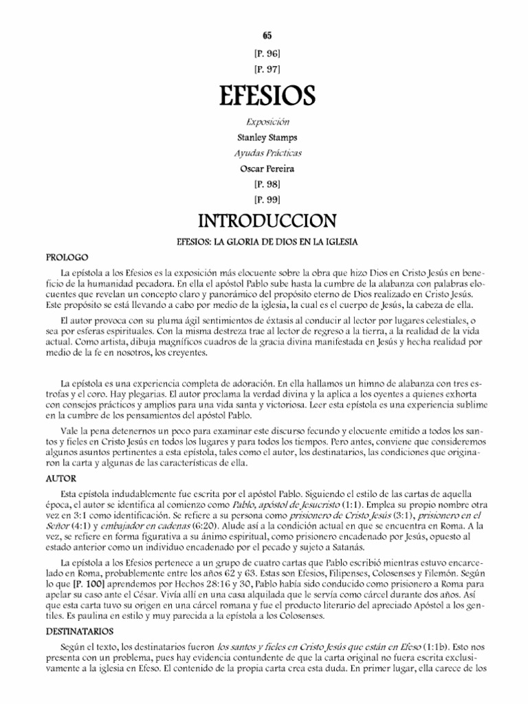 Mundo Hispano - Efesios | PDF | Pablo el apóstol | Jesús