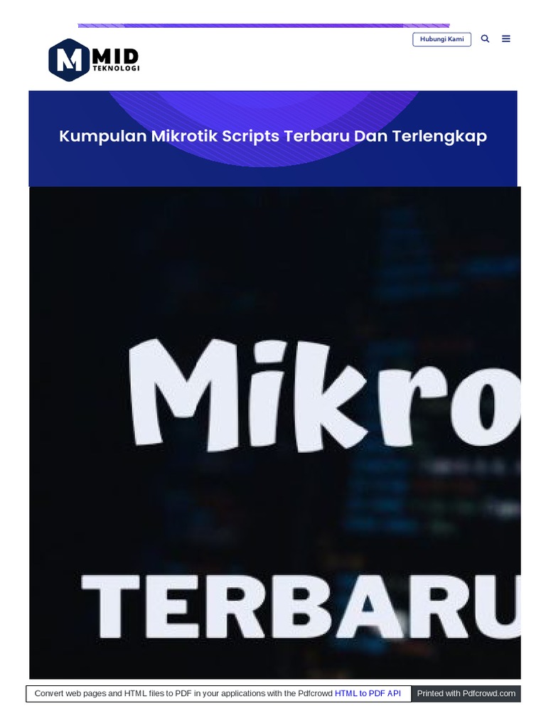 Midteknologi Com Blog Mikrotik Scripts | PDF | Firewall (Computing) | World Wide Web