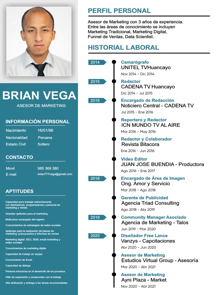 Brian Vega: Experto en Marketing Digital | PDF | Marketing | Diseño gráfico