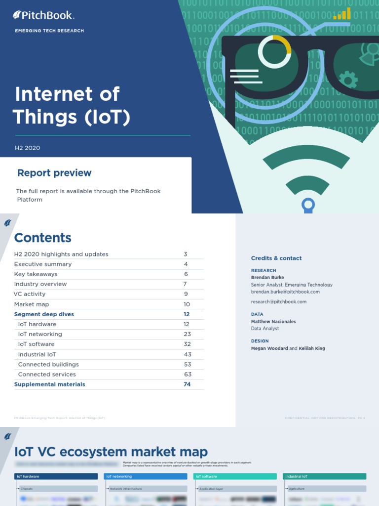 H2 2020 Pitchbook Emerging Tech Research Internet of Things Executive Summary | PDF | Internet ...