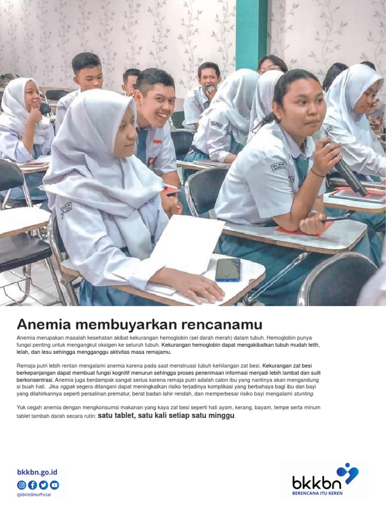 Disain Poster Anemia | PDF