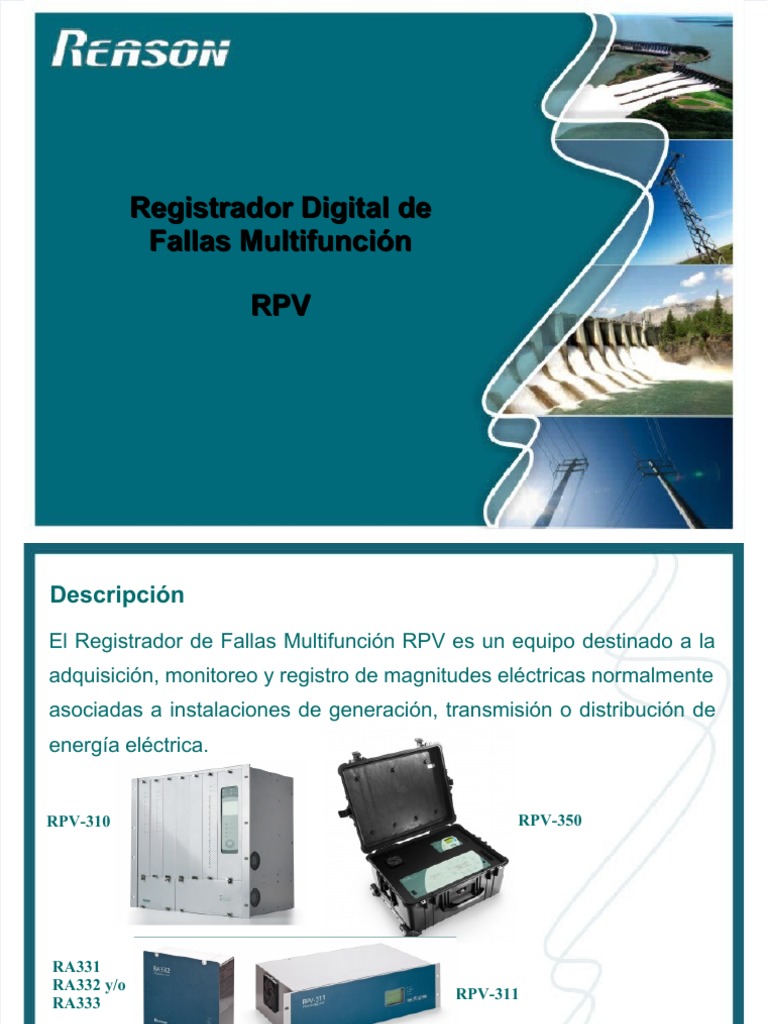 Dokumen - Tips Registradores de Falla RPV Reason | PDF | Energia ...