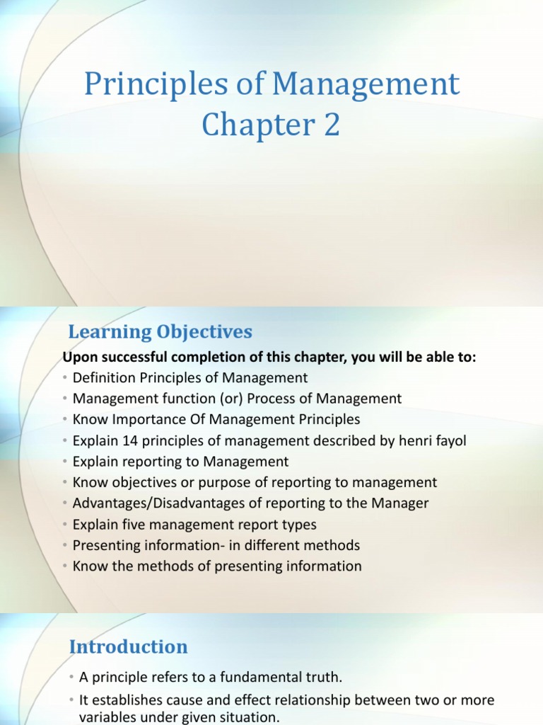 Principles of Management Chapter 2 | PDF | Cognitive Science | Cognition
