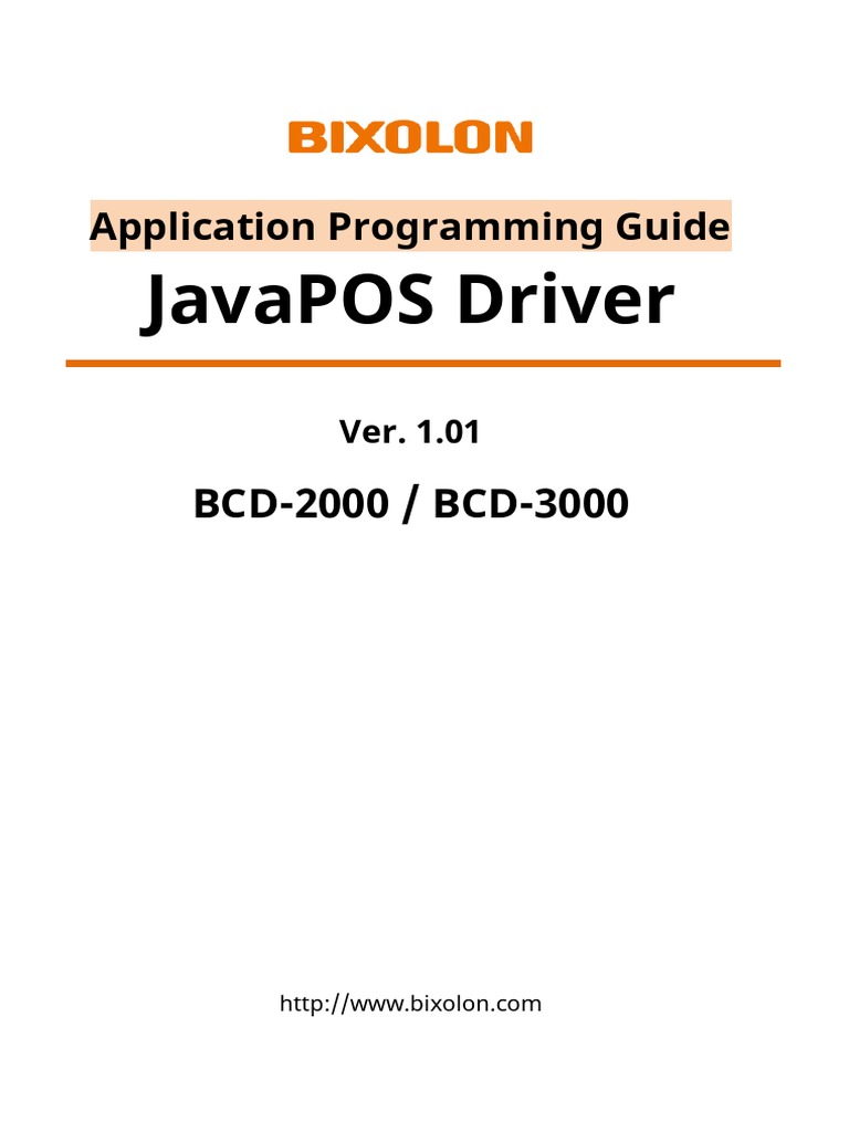 Manual JavaPOS LineDisplay English V1.01 | PDF | Parameter (Computer ...