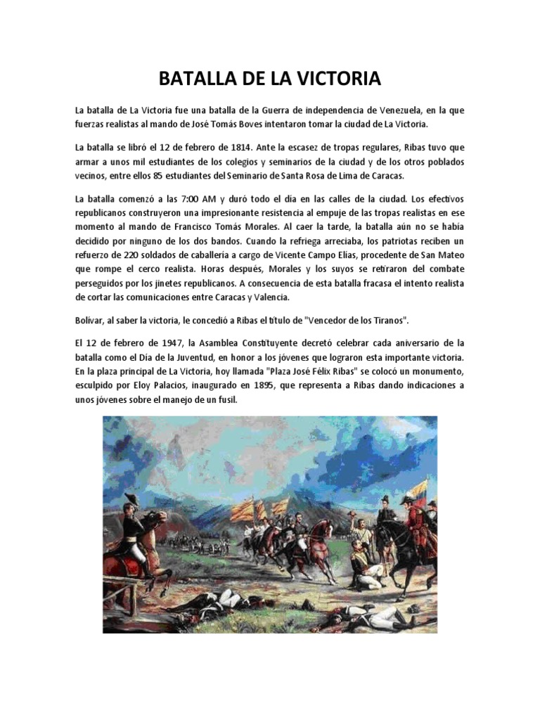 Batalla de La Victoria | PDF
