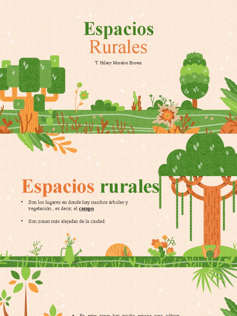 Espacios Urbanos y Rurales | PDF