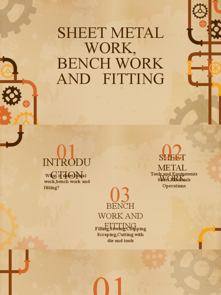 Sheet Metal Work, Bench Work and Fitting | PDF | Sheet Metal | Screw