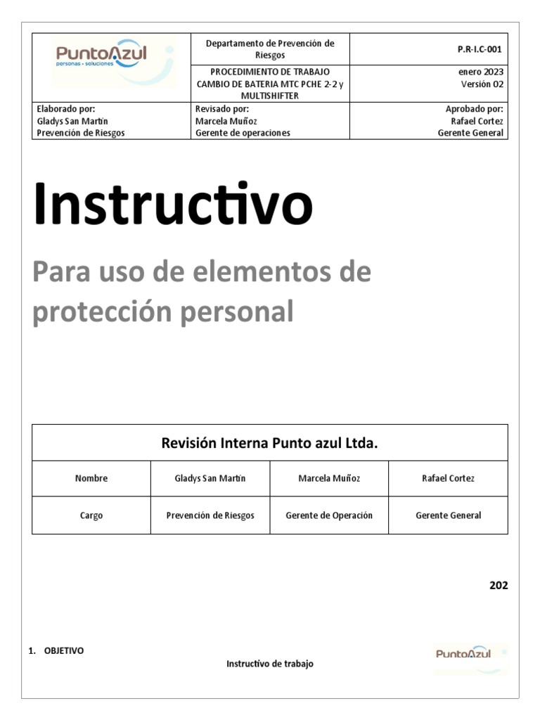 Instructivo EPP | PDF | Guante | Protector solar