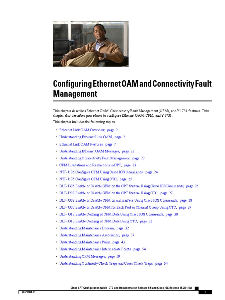 Configuring Ethernet OAM | PDF | Computer Network | Ethernet