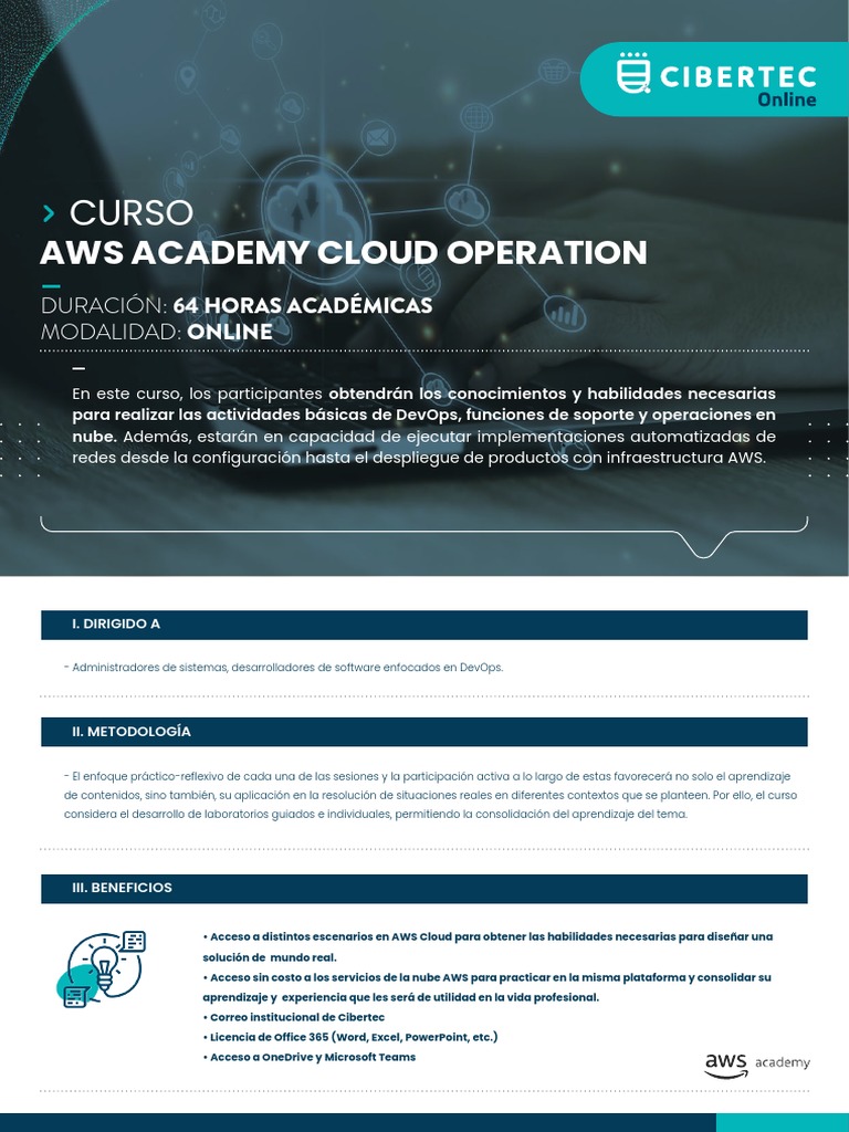 Aws Academy Cloud Operation | PDF | Computación en la nube | Ciencias de la Computación