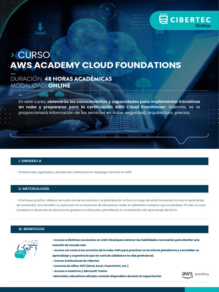 Aws Academy Cloud Foundation | PDF | Servicios web de Amazon | Computación en la nube