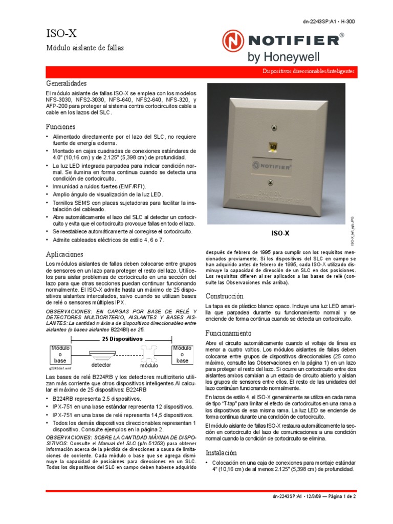 Módulo Aislante ISO-X para SLC | PDF | Relé | Diodo emisor de luz