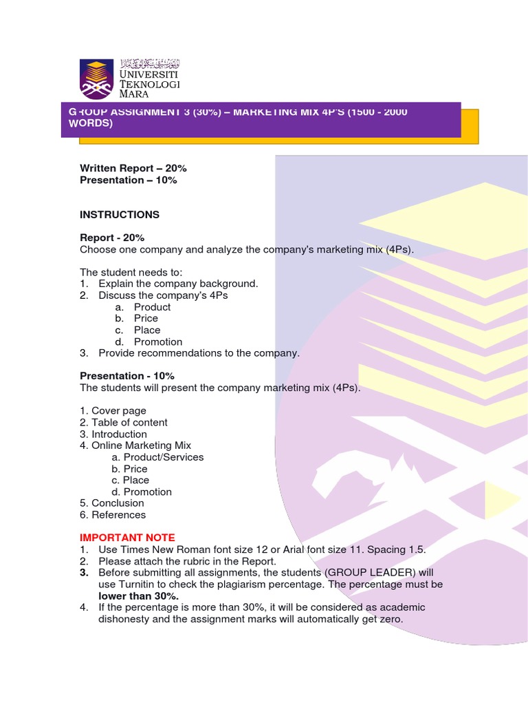 Group Assignment 3 - MKT420 (2022) | PDF