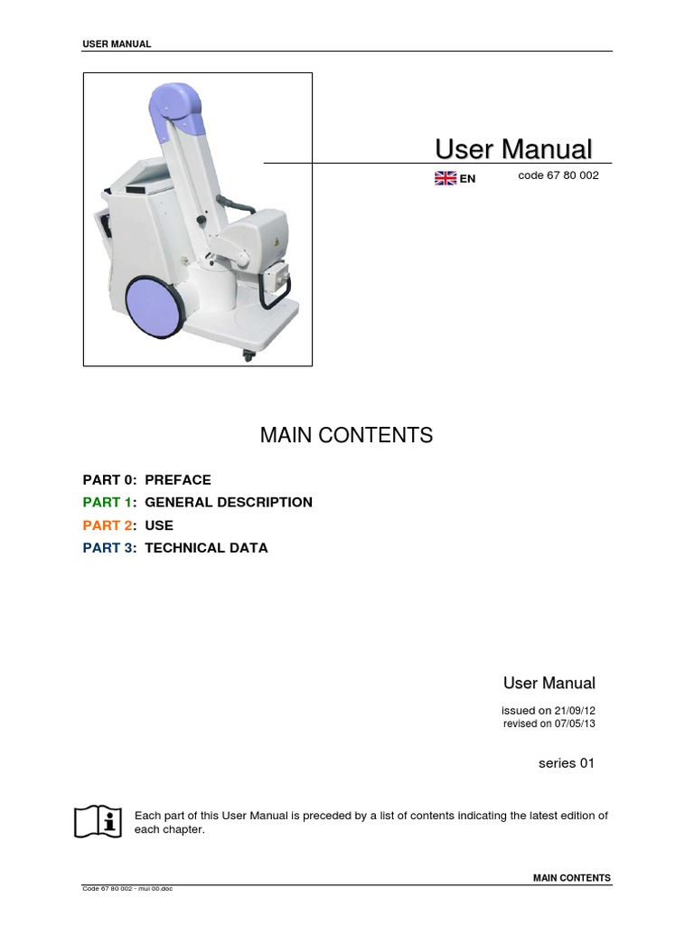 User Manual Primax | PDF | Vacuum Tube | Ionizing Radiation