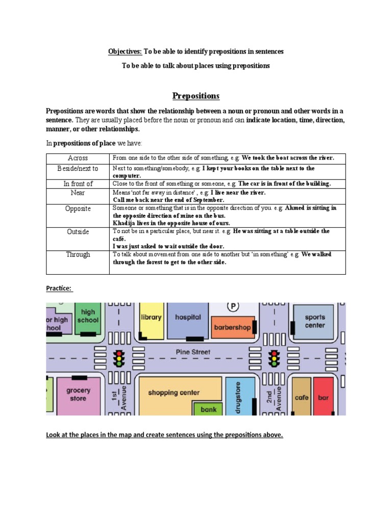 Preposition | PDF | Language Arts & Discipline