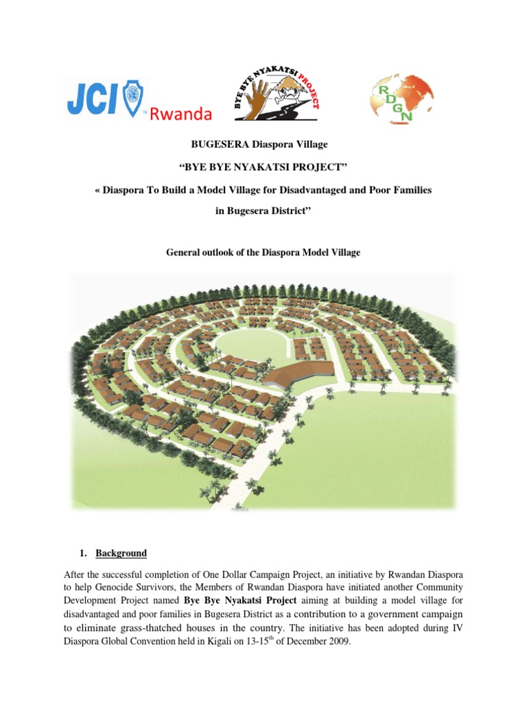 Bye, Bye Nyakatsi Concept Paper | PDF | Rwanda | Community