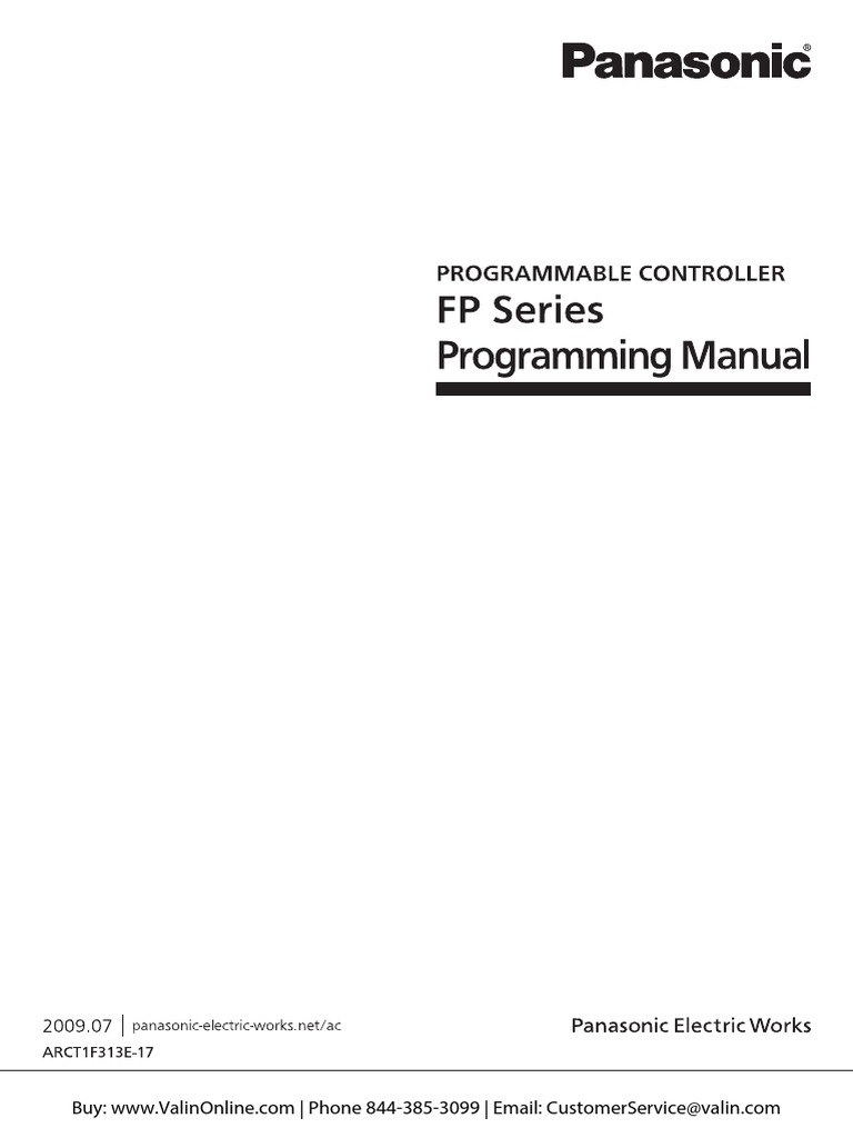 Panasonic FP PLC Manual | PDF | Binary Coded Decimal | Computing
