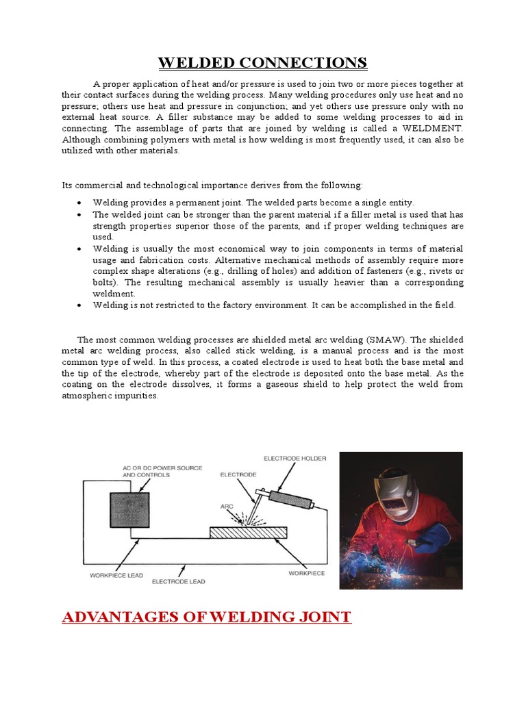 Welded Connections | PDF | Welding | Construction