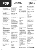 GET TO THE TOP PLUS - 2 - Key To Grammar Tests | PDF