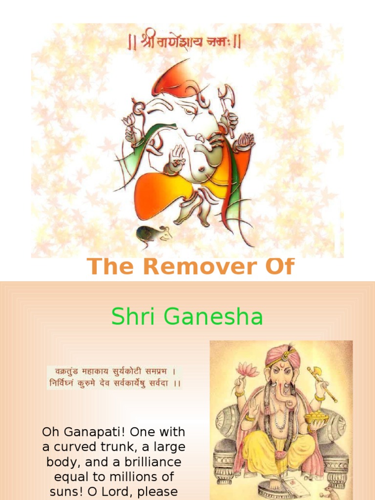 Ganesha: Symbolism and Stories | PDF | Hindu Deities | Deities