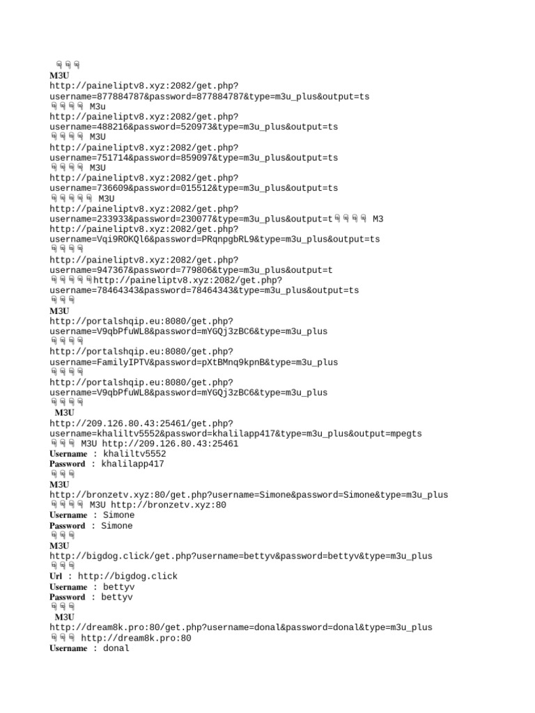 Iptv M3u Pdf Computer File
