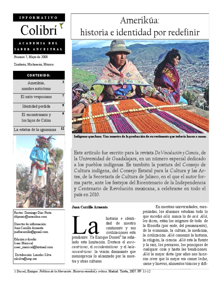 Colibri 7 Final | PDF | Américas | Cristobal colon