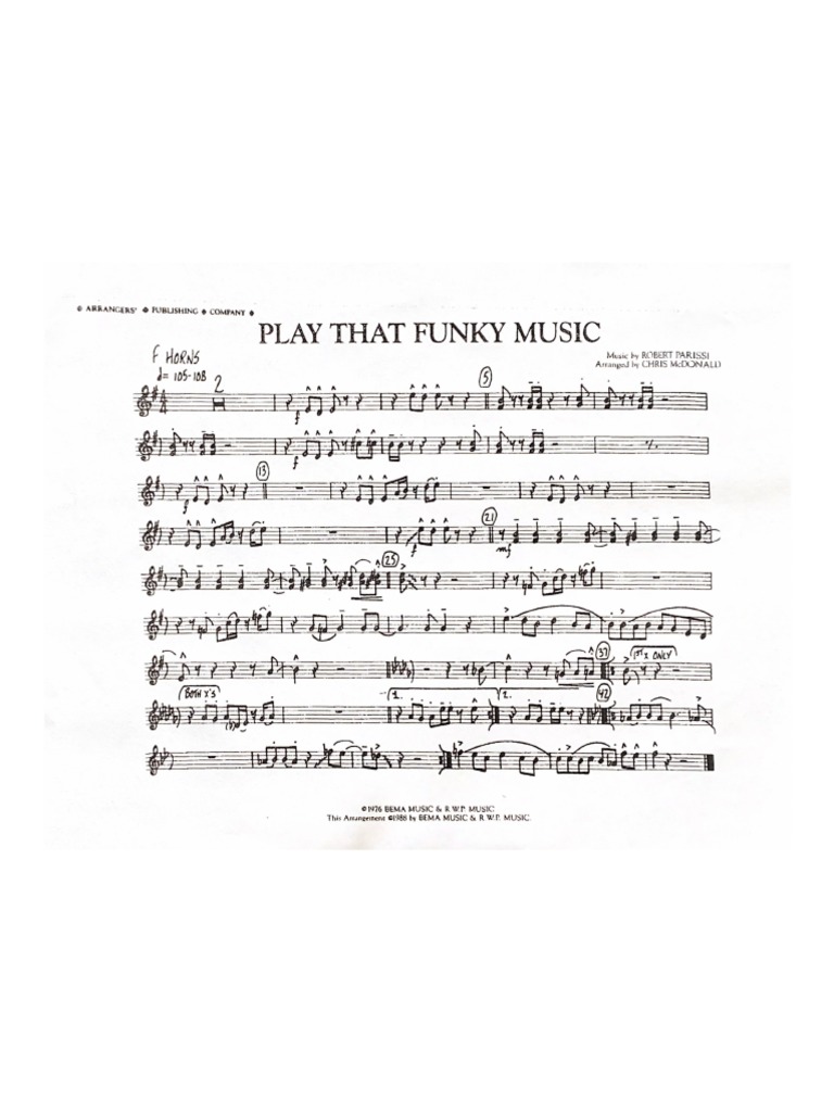 Play That Funky Music | PDF