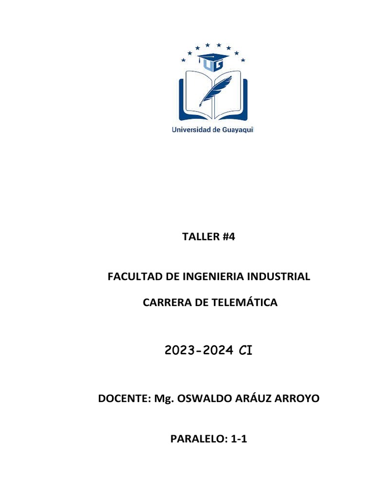 Taller de Telemática 2023-2024 | PDF