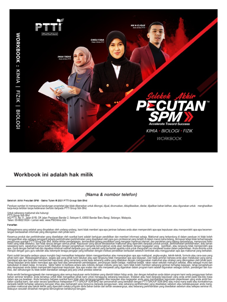 WB-SELEKOH ST - Che, Bio, Fizik (Ebook) | PDF