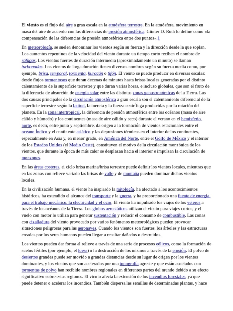 Ráfagas Turbonadas Brisa Temporal Tormenta Huracán Tifón | PDF | Herida | Ciencias de la Tierra