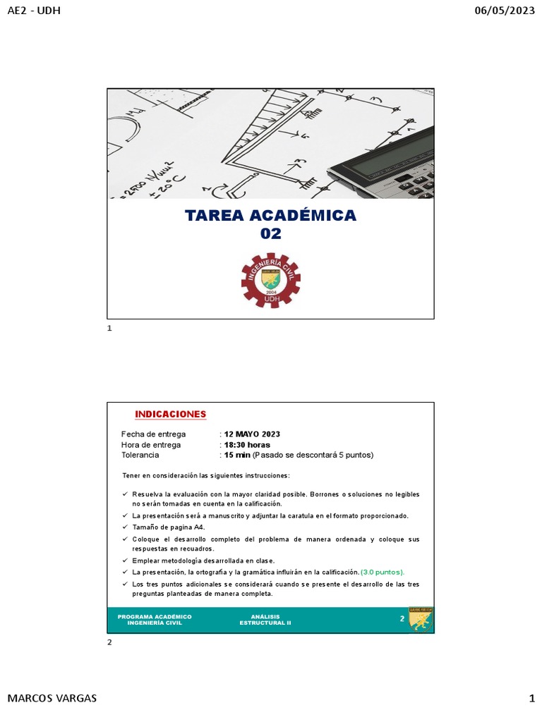 Microsoft PowerPoint - AE2 (2023-1) - TA02 - C | PDF | Física Aplicada e Interdisciplinaria ...