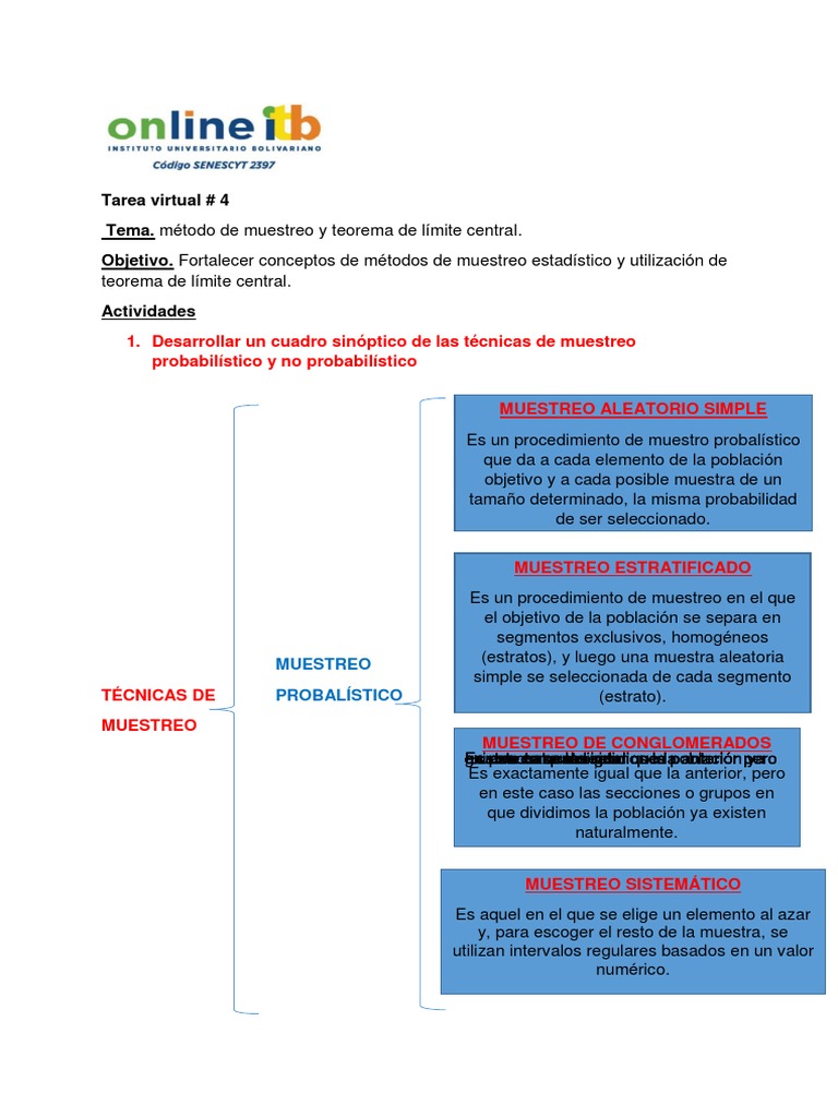 Tecnicas de Muestreo | PDF | Muestreo (Estadísticas) | Estadísticas