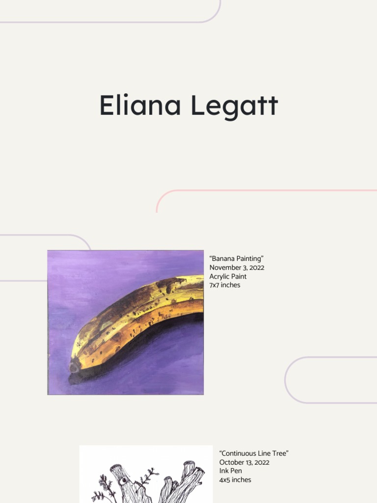 Eliana Legatt Art Portfolio | PDF