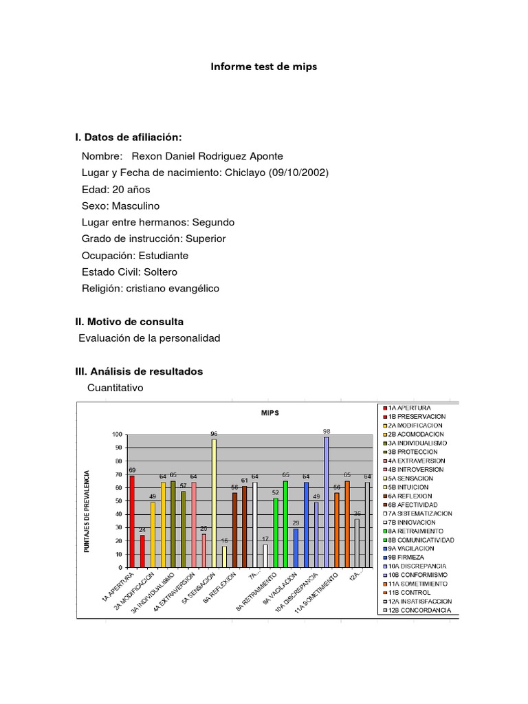 Informe Mips | PDF Informe Mips | PDF