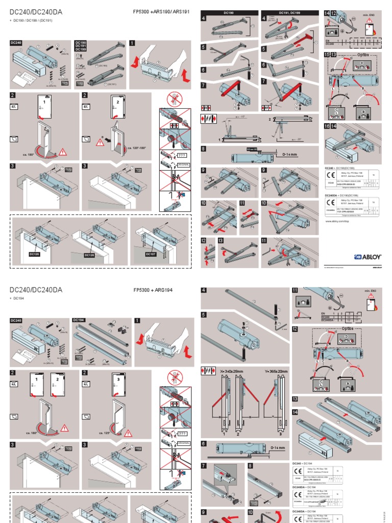 ABLOY DC240 Asennusohjeet 1 | PDF | Technology Companies Of Finland | Electronics Companies Of ...