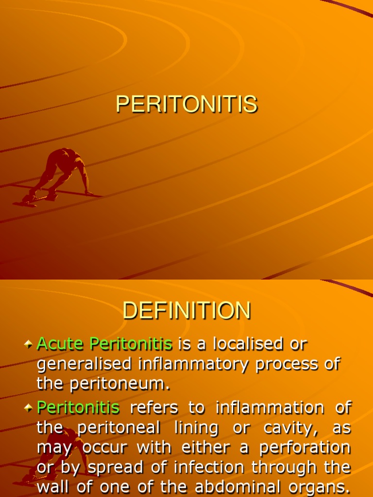 PERITONITIS | Download Free PDF | Peritoneum | Gastroenterology