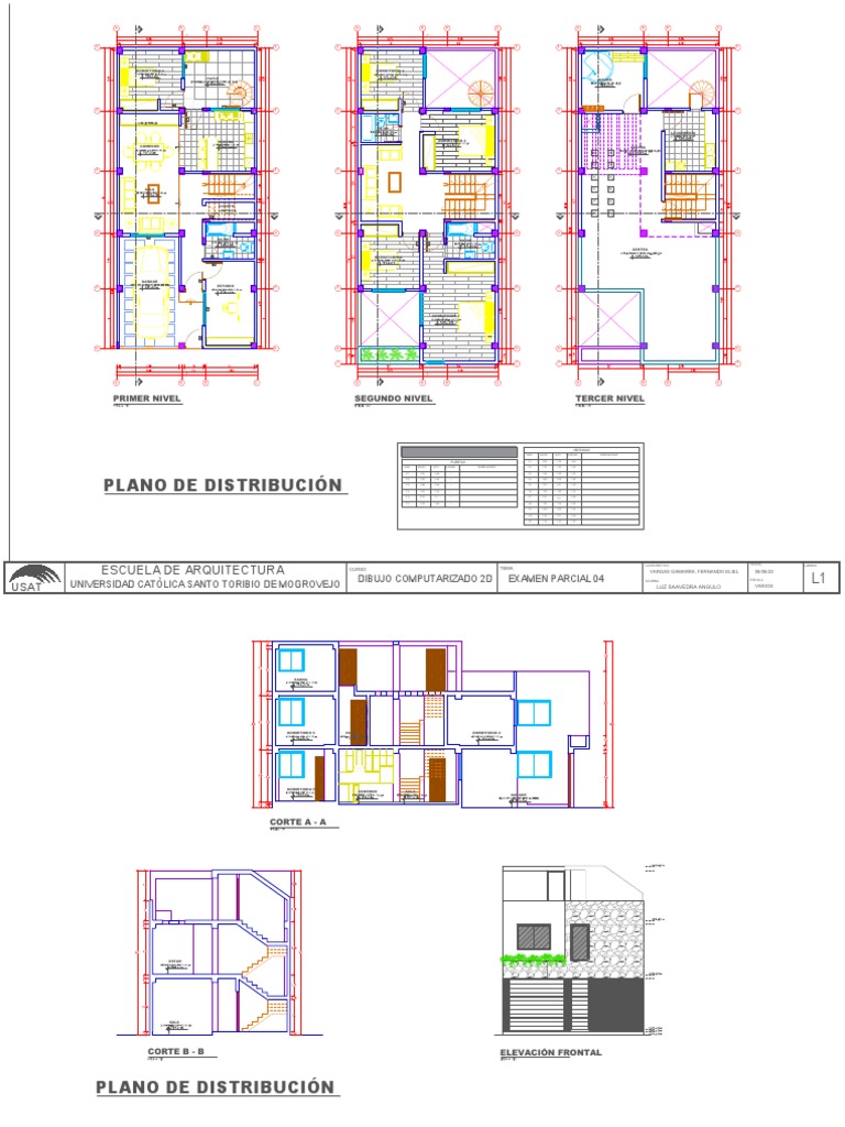 PLANOS | PDF | Ingeniería de Edificación | Materiales de construcción