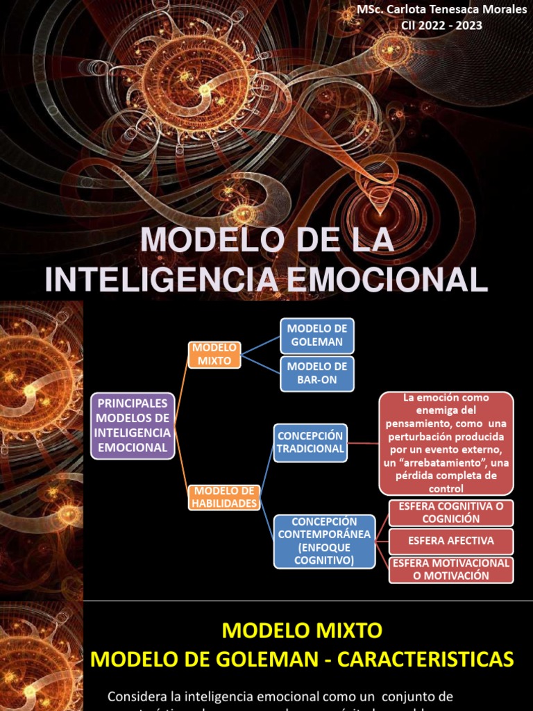 2 Modelos de La Inteligencia Emocional | PDF | Las emociones | Inteligencia emocional