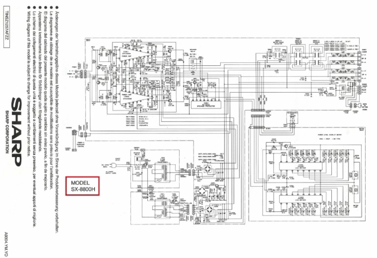 Sharp sx-8800h | PDF