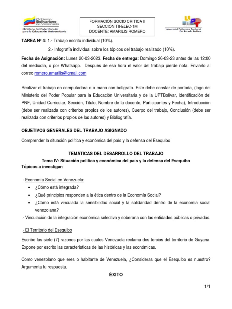Tarea Tema #4 FSC2 - Tii-Elec-1m - 22-23 | PDF | Ciencias sociales