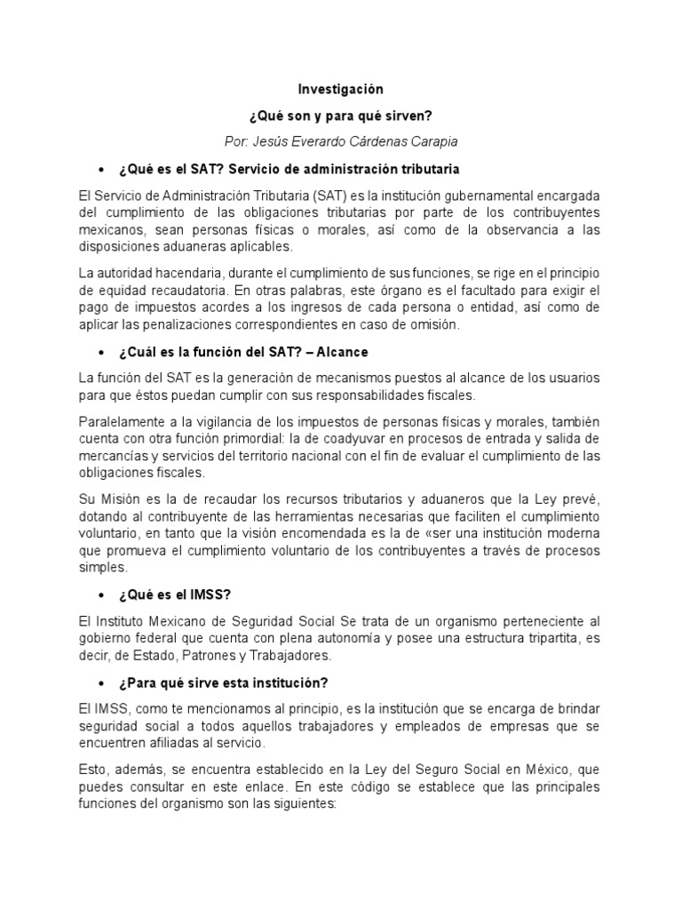 Que Es y para Que Sirve | PDF | Gobierno