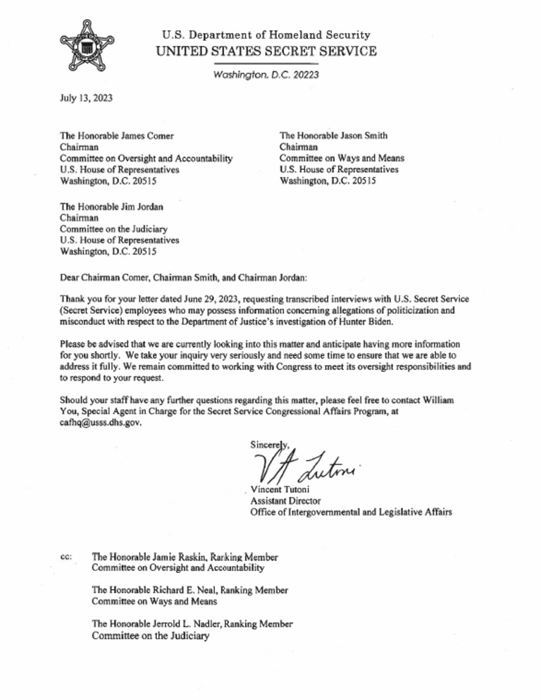 Response Letter to Chairman Comer_7.13.23 | PDF