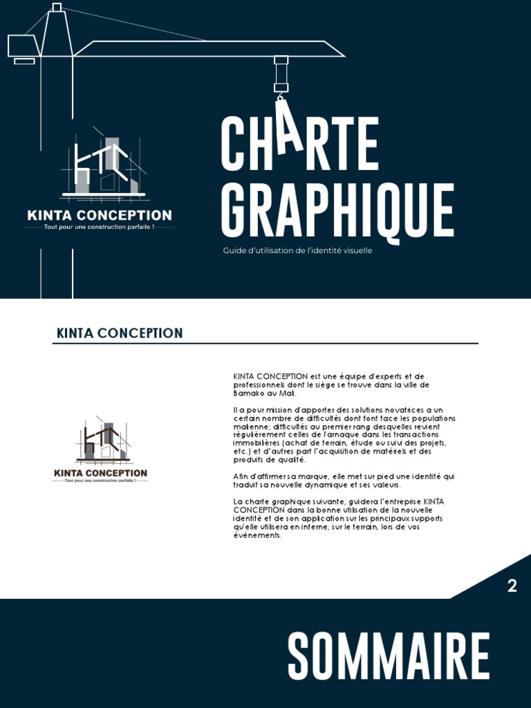 Charte Graphique de Kinta Conception | PDF | Logos | Typographie