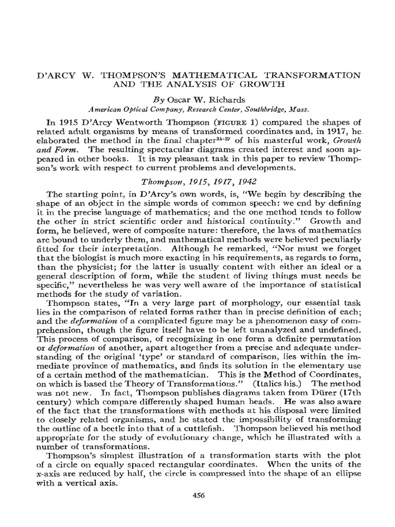 Richards 1955 | PDF | Mathematics | Mathematical Analysis