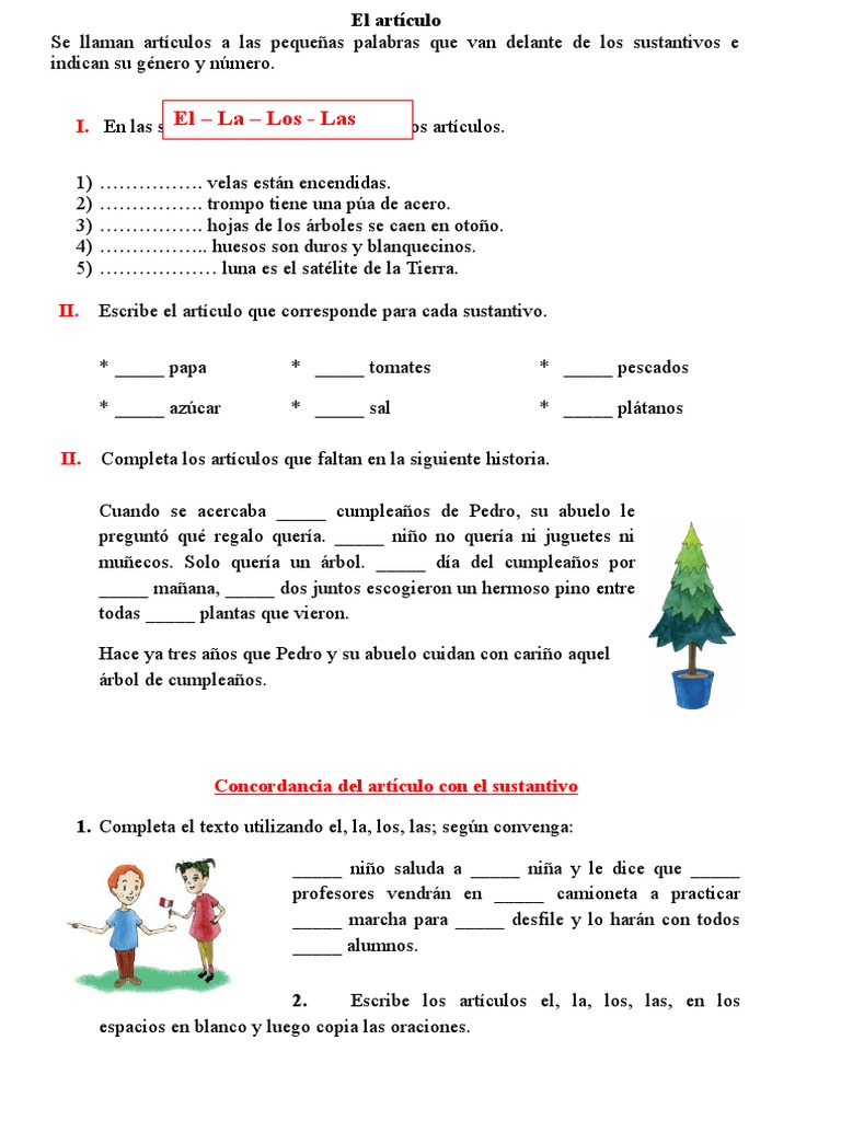 1el Artículo para Segundo Grado de Primaria | PDF