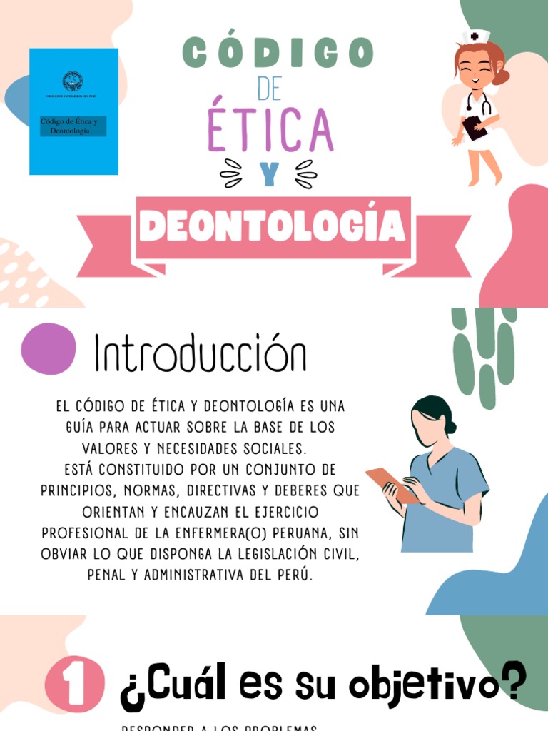 Código de Ética y Deontología | PDF | Enfermería | Bioética