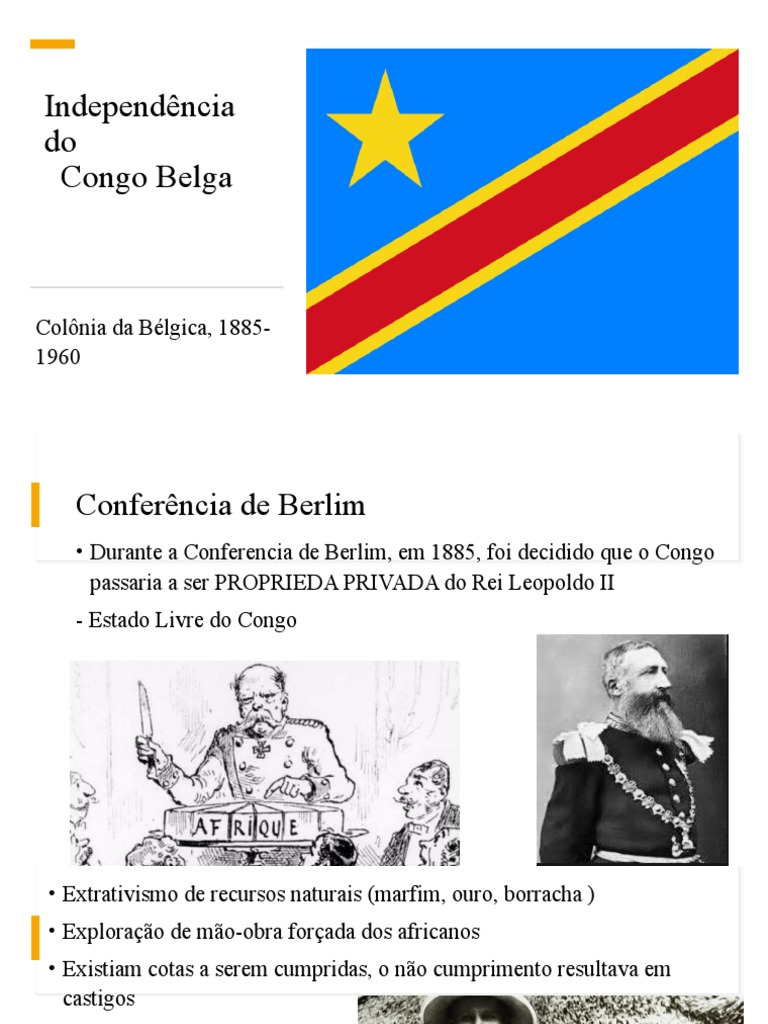 Independência Congo Belga | PDF | República Democrática do Congo ...