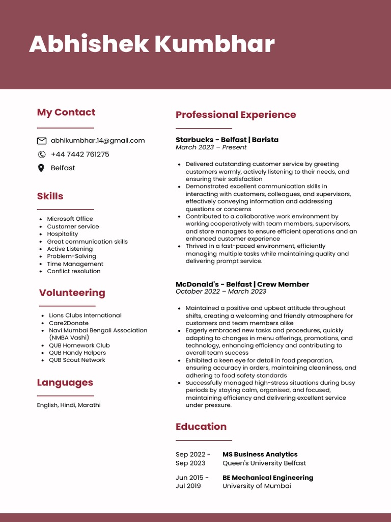 GLL Final CV | PDF | Communication