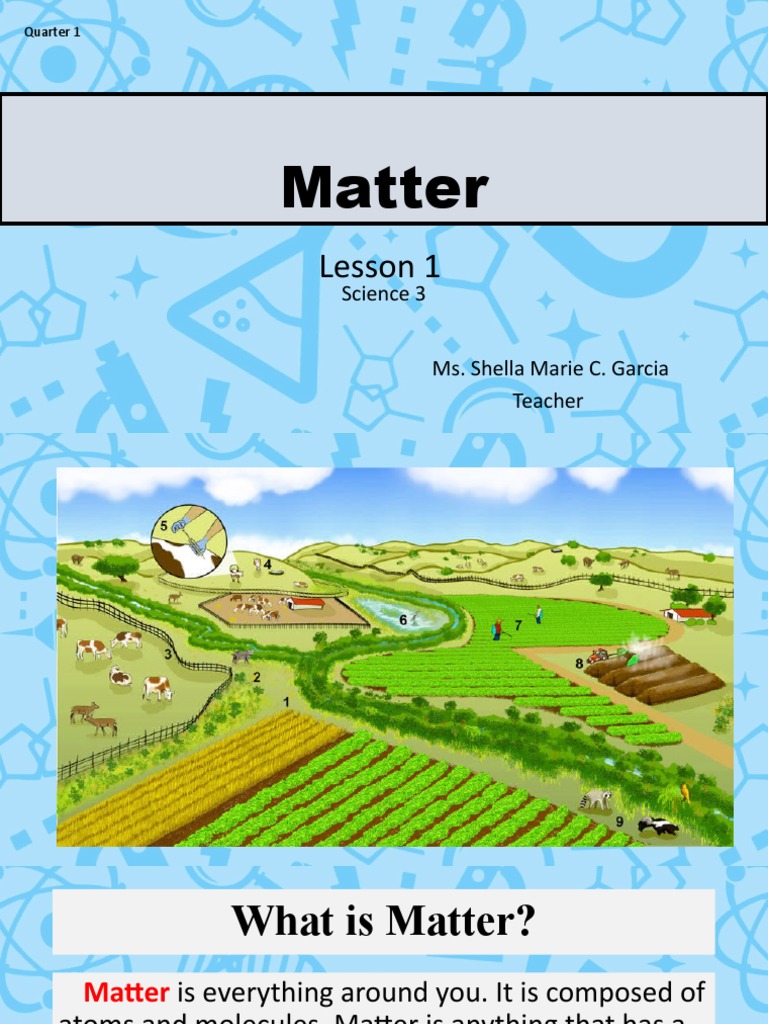 Lesson 1 - Matter | PDF